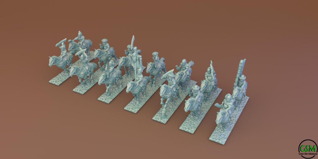 Winterborn Cossack Mounted Archers (green Skin Miniatures) 10mm - Etsy