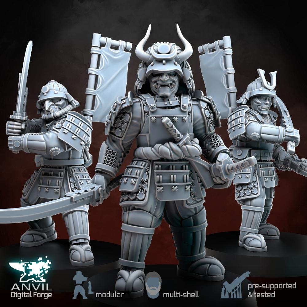 Dieselpunk Japanese Shugendo Exorcist Warband (anvil Miniatures) - Etsy