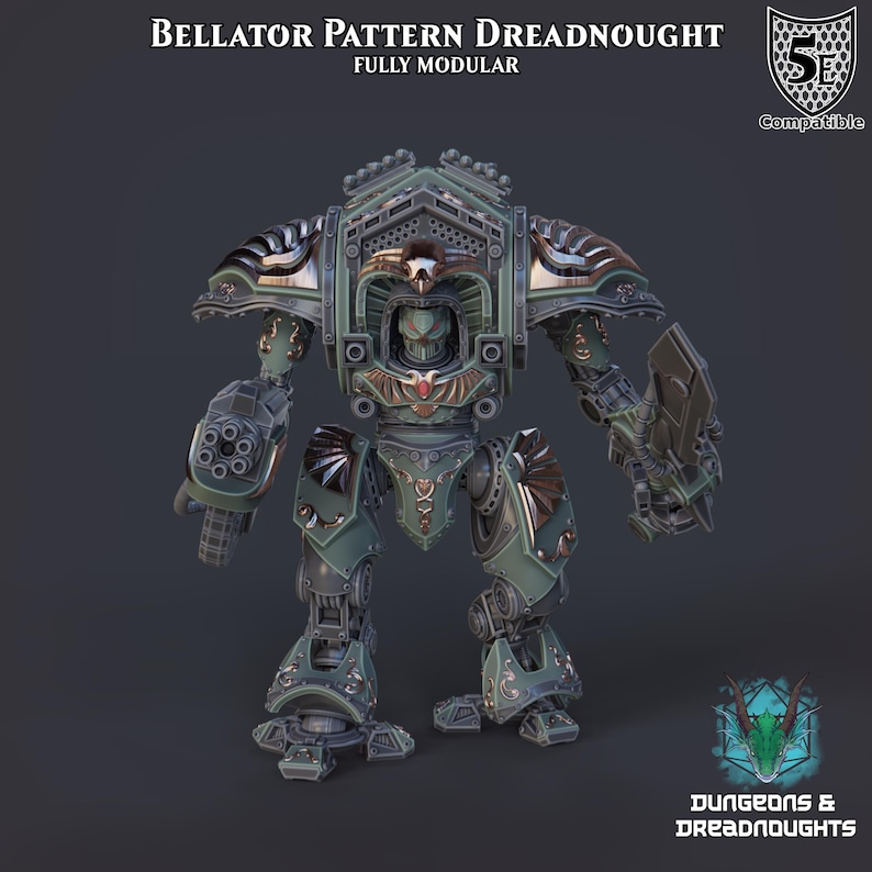 Bellator Heavy Mech (dungeons and Dreadnoughts) 28mm - Etsy