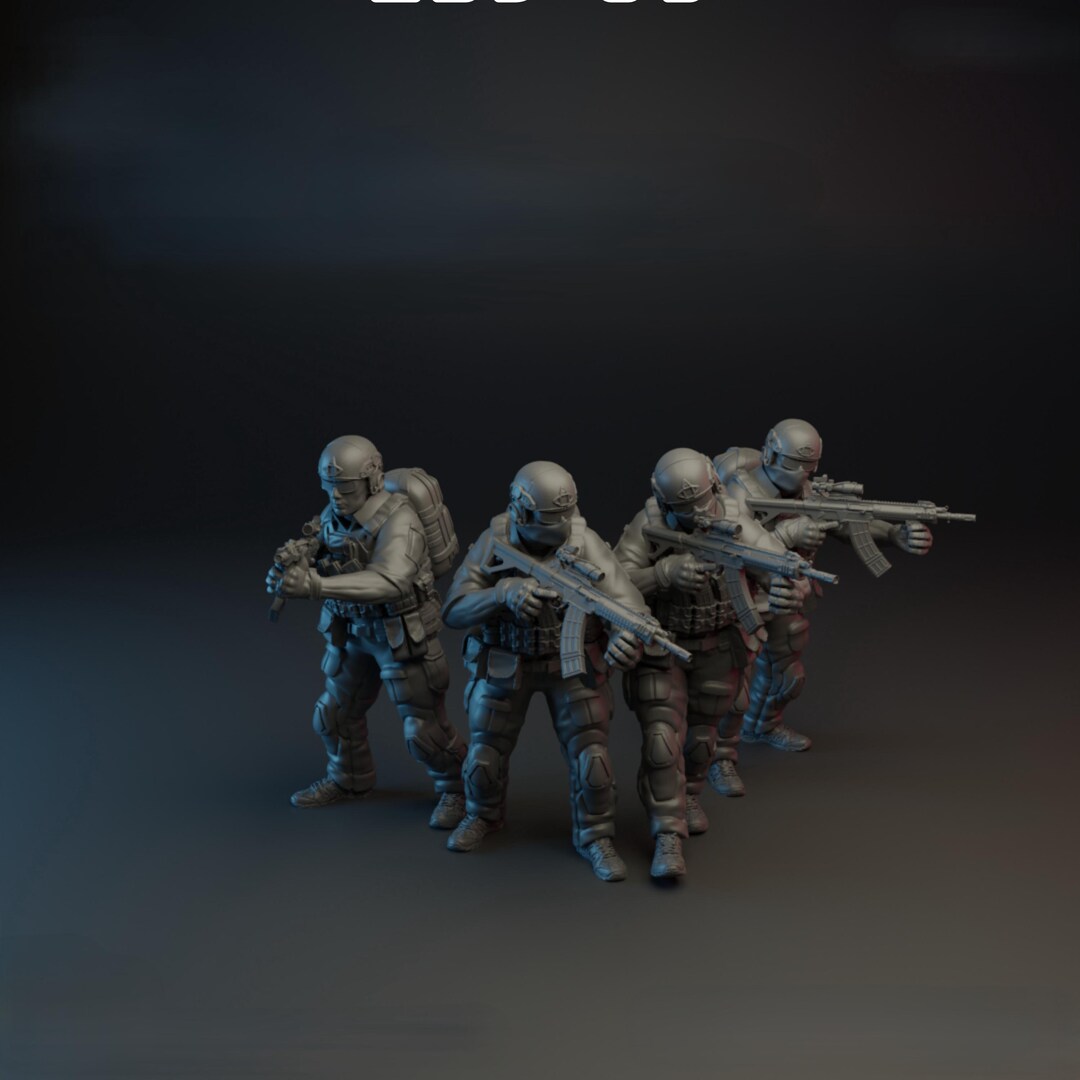 Chinese People's Liberation Army Special Forces (turnbase Miniatures ...