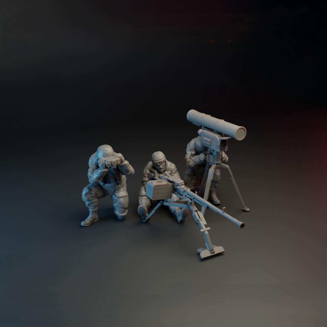 Russian Heavy Weapon Teams (turnbase Miniatures) 28mm/32mm/54mm/75mm - Etsy