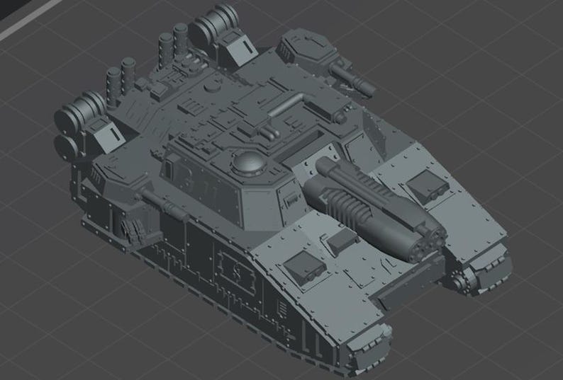 Human Super-heavy Tank (javelin98) 6mm - Etsy