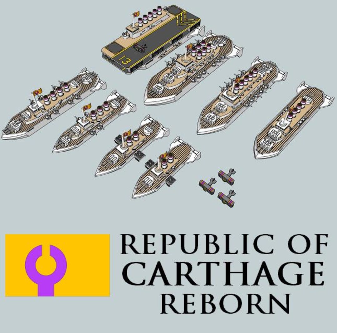 Aeronef Republic of Carthage Fleet Builder - Etsy