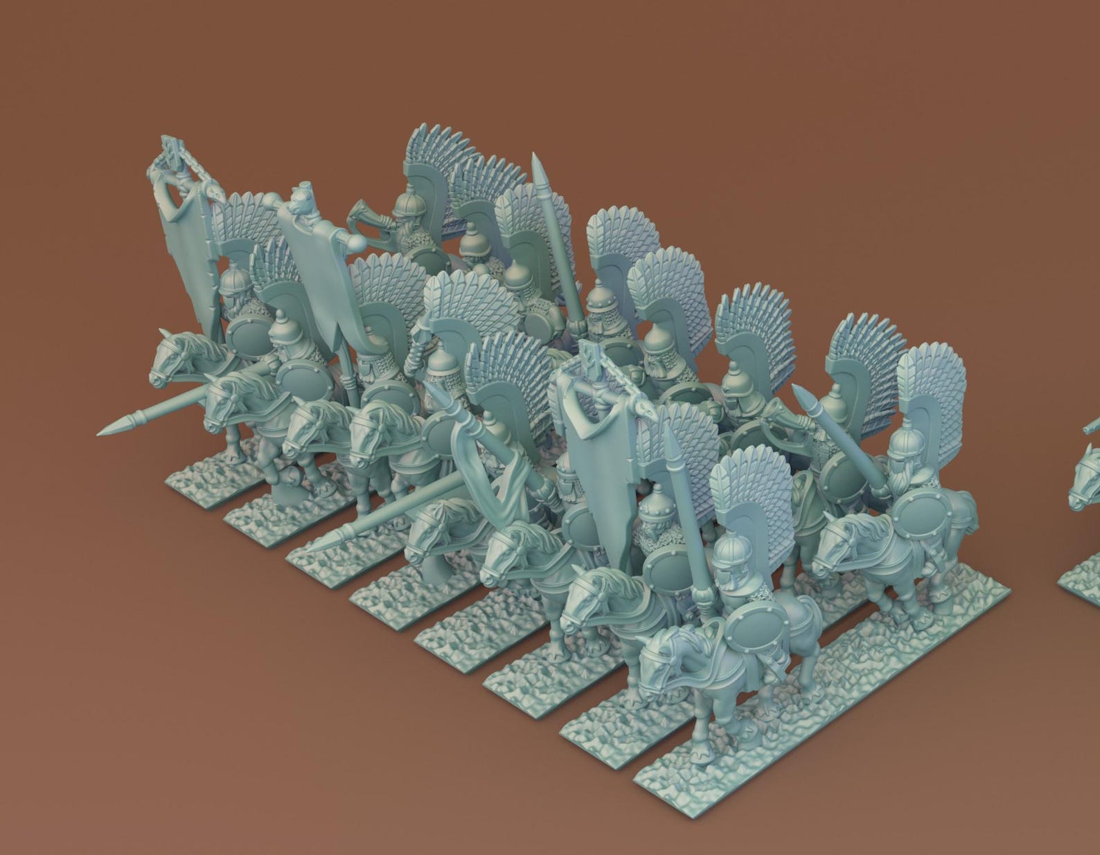 Winterborn Winged Lancers (green Skin Miniatures) 10mm - Etsy