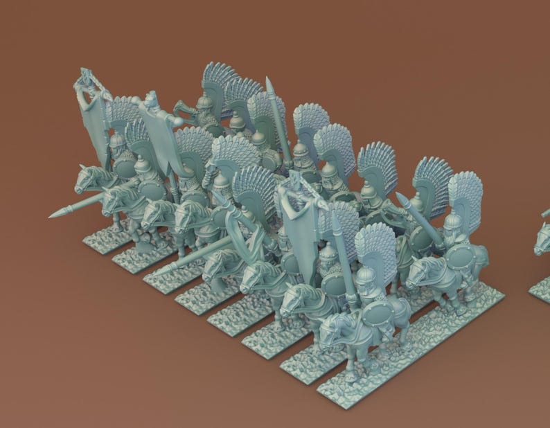 Winterborn Winged Lancers (green Skin Miniatures) 10mm - Etsy
