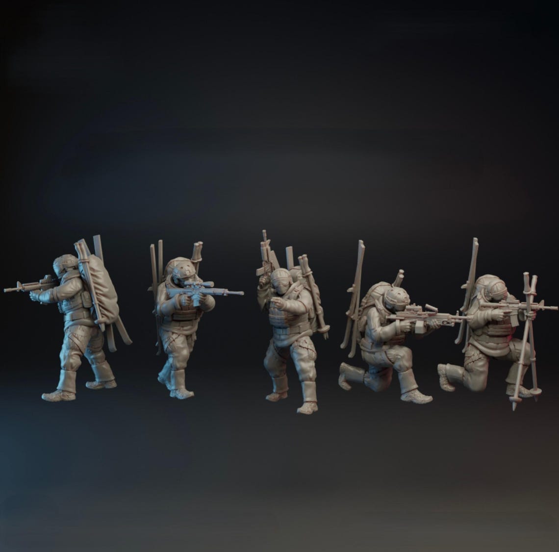 Arctic Seals (turnbase Miniatures) 28mm/32mm/54mm/75mm - Etsy