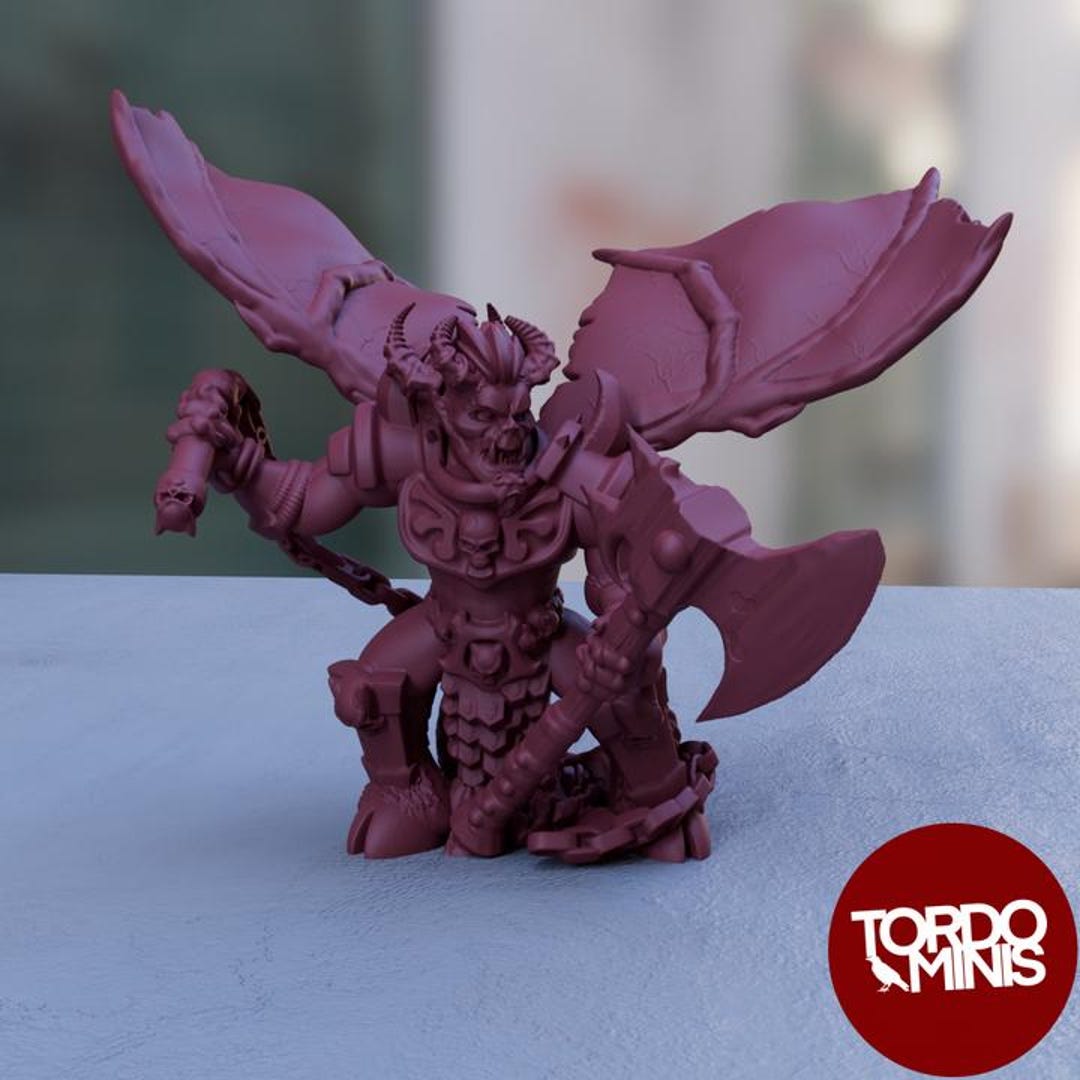 Skull Great Demon (tordo Minis) 10mm/15mm/20mm/28mm - Etsy