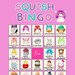 Kids Bingo - Printable - Instant Download - Squish Bingo - Birthday ...