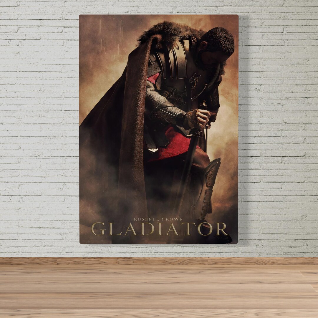 Gladiator Canvas Print, Canvas Poster, Wall Art, Rolled Canvas Print ...