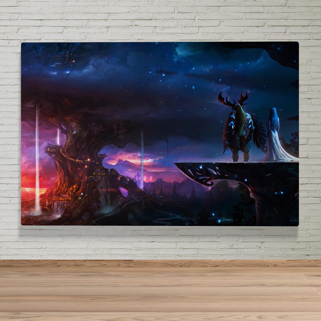 World of Warcraft Canvas Print#4, Canvas Poster, Wall Art, Rolled ...