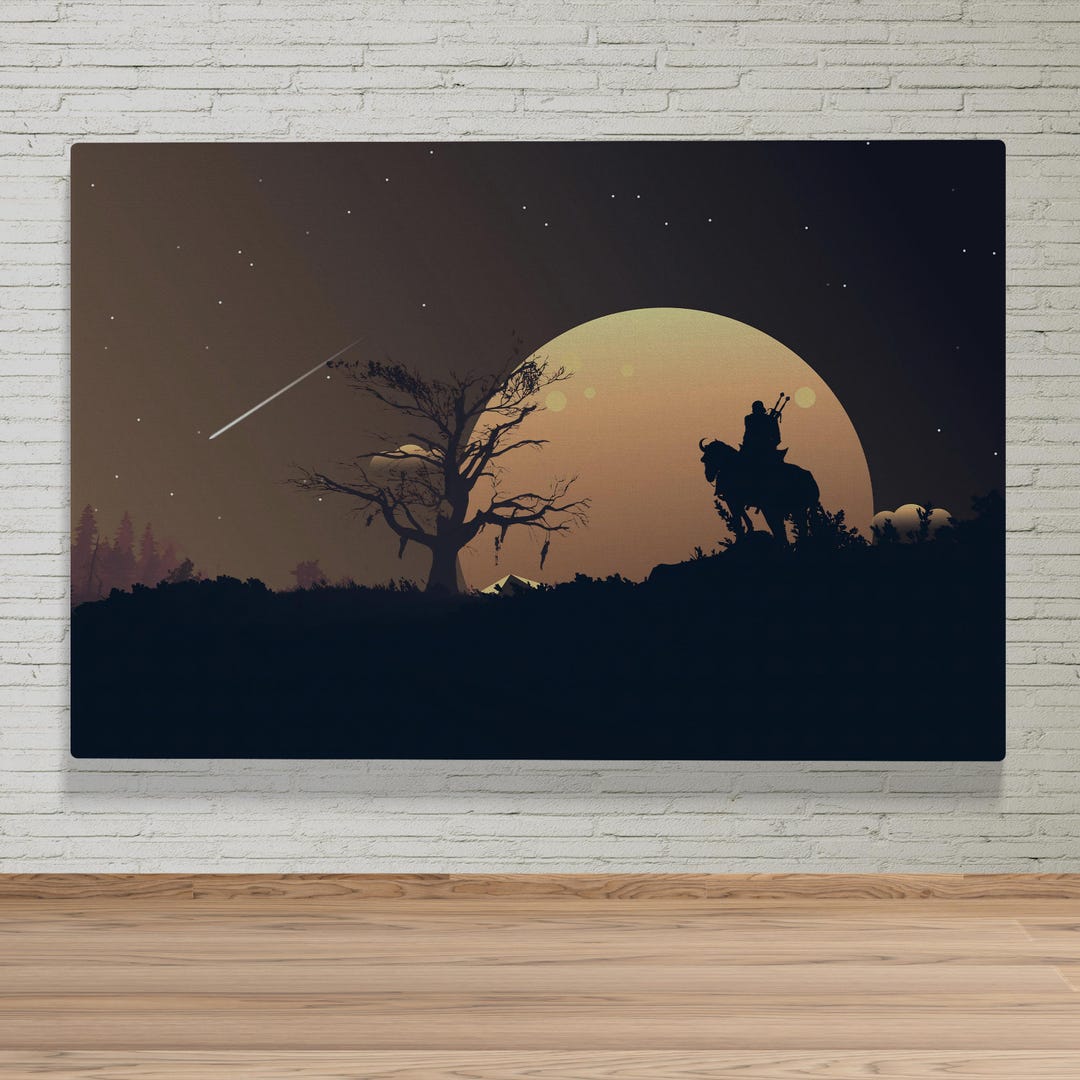 The Witcher 3 Wild Hunt Canvas Print, Canvas Poster, Wall Art, Rolled ...