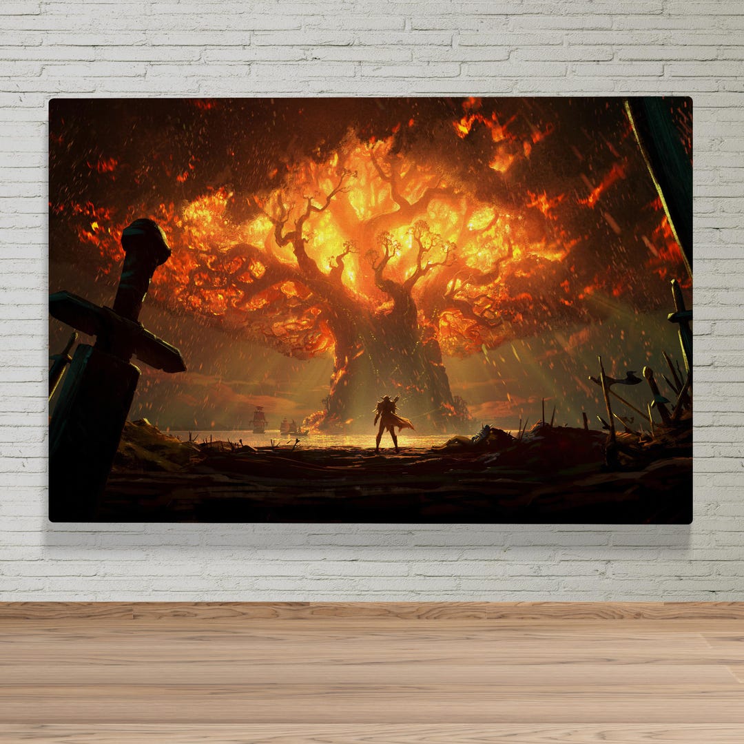 World of Warcraft Canvas Print#3, Canvas Poster, Wall Art, Rolled ...