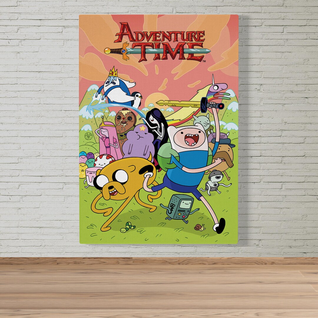 Adventure Time Canvas Print, Canvas Poster, Wall Art, Rolled Canvas ...