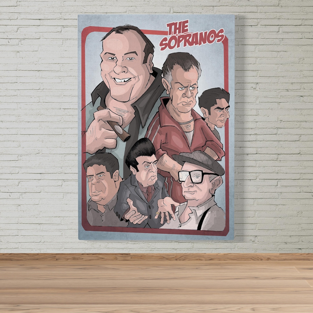 The Sopranos Canvas Print, Canvas Poster, Wall Art, Rolled Canvas Print ...