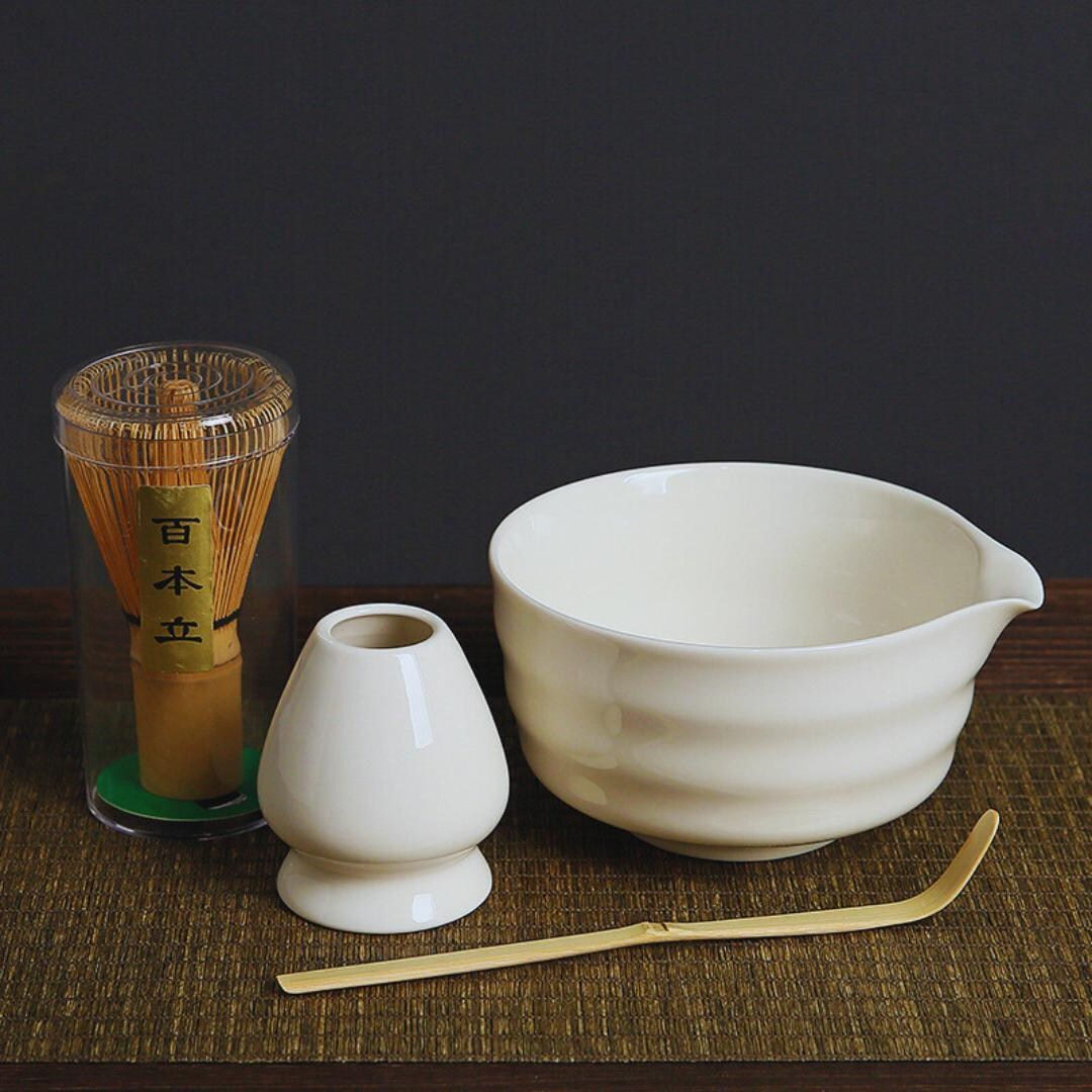 Handmade Natural Matcha Bowl Set With Bamboo Whisk Matcha Gift Set ...