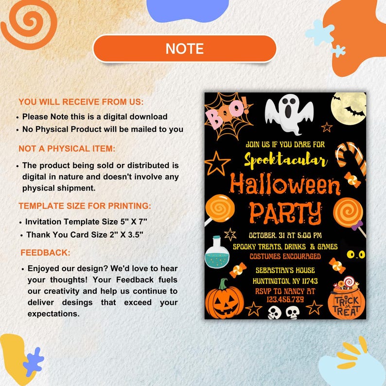Editable Pumpkin Carving Party Invitation, Editable Halloween Party ...