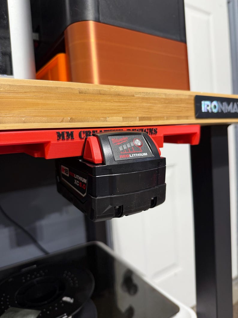 Personalized Milwaukee M18 Battery Rack: Custom Storage Solution With 1 ...