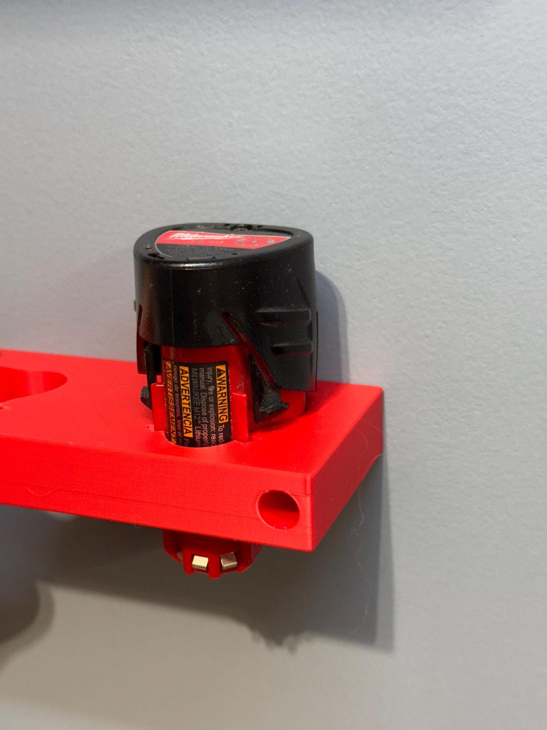 Personalized Milwaukee M12 Battery Storage Rack: 1-4 Slots, Hardware ...