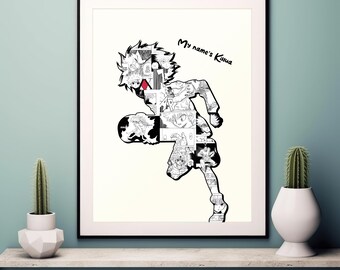 Hunter X Hunter Gon Minimalistic Anime Wall Art, Custom Hxh Poster ...