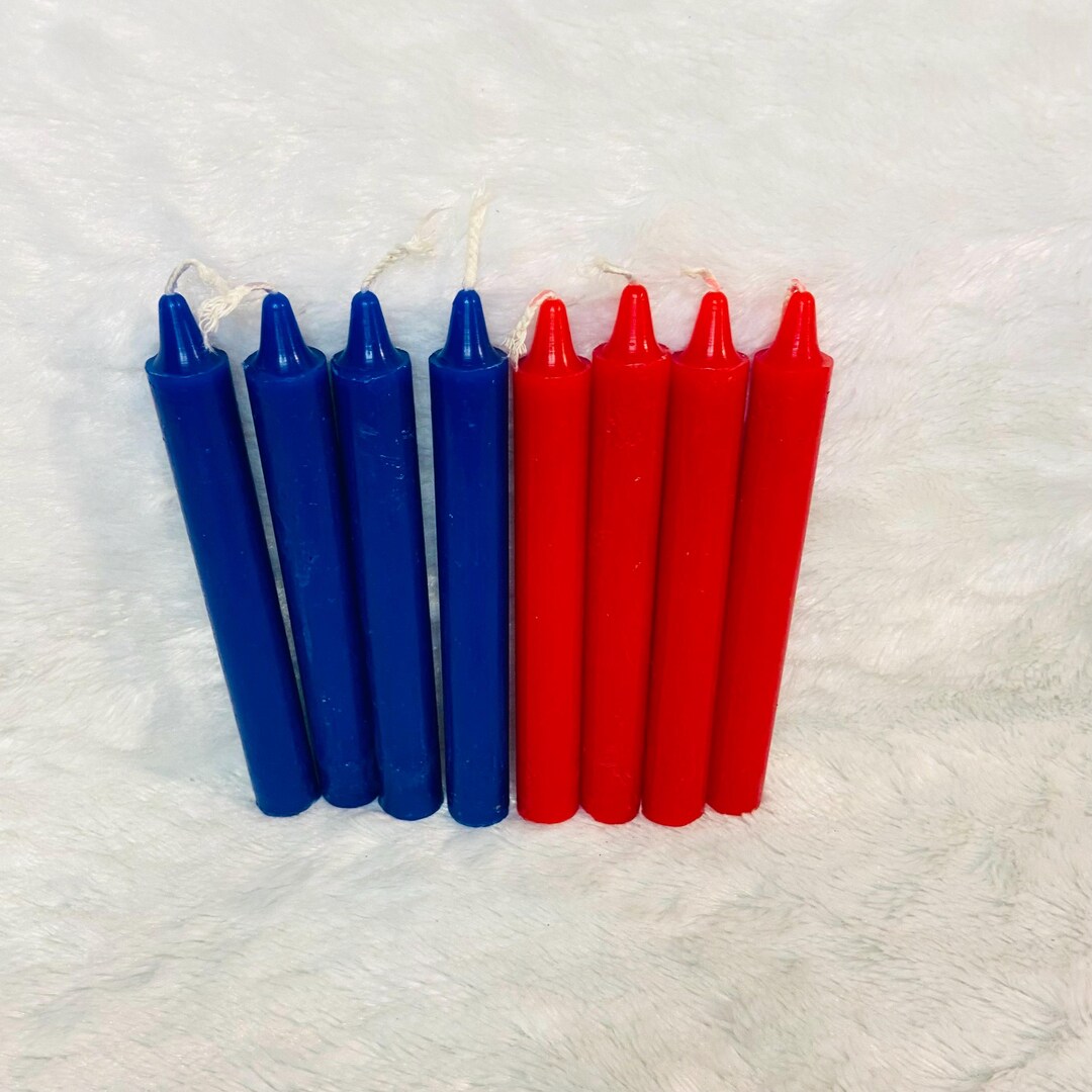 6 Inches Assorted Taper Spell Candles Pack of 8 - Etsy