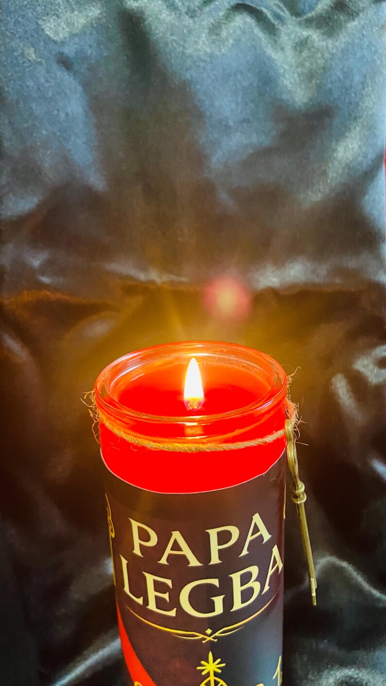 Papa Legba Road Opener Ritual Set – Candle, Veve Altar Cloth/headwrap ...