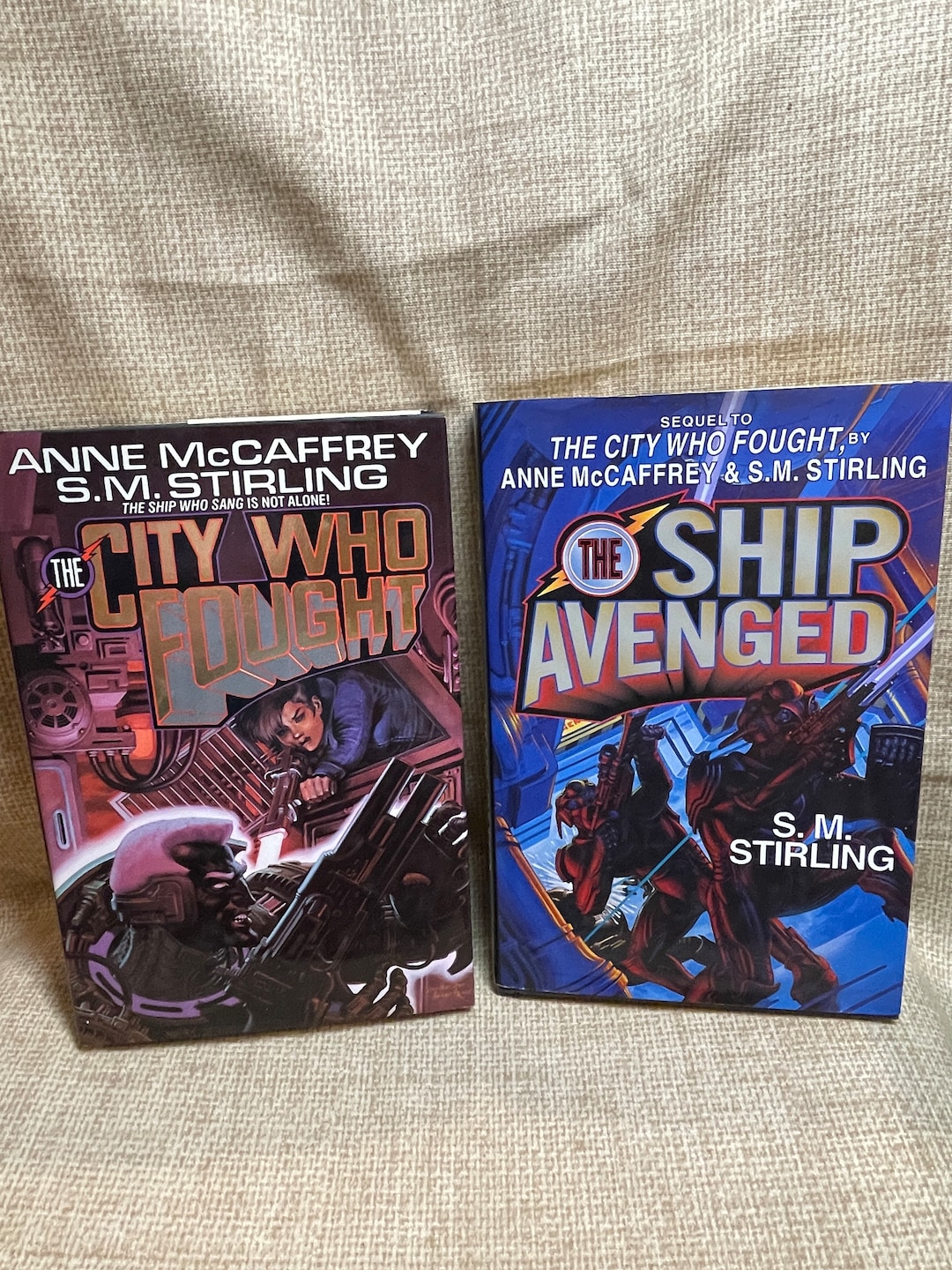 S.M. Stirling/anne Mccarffrey Set of 2 Books/the City Who Fought/the ...