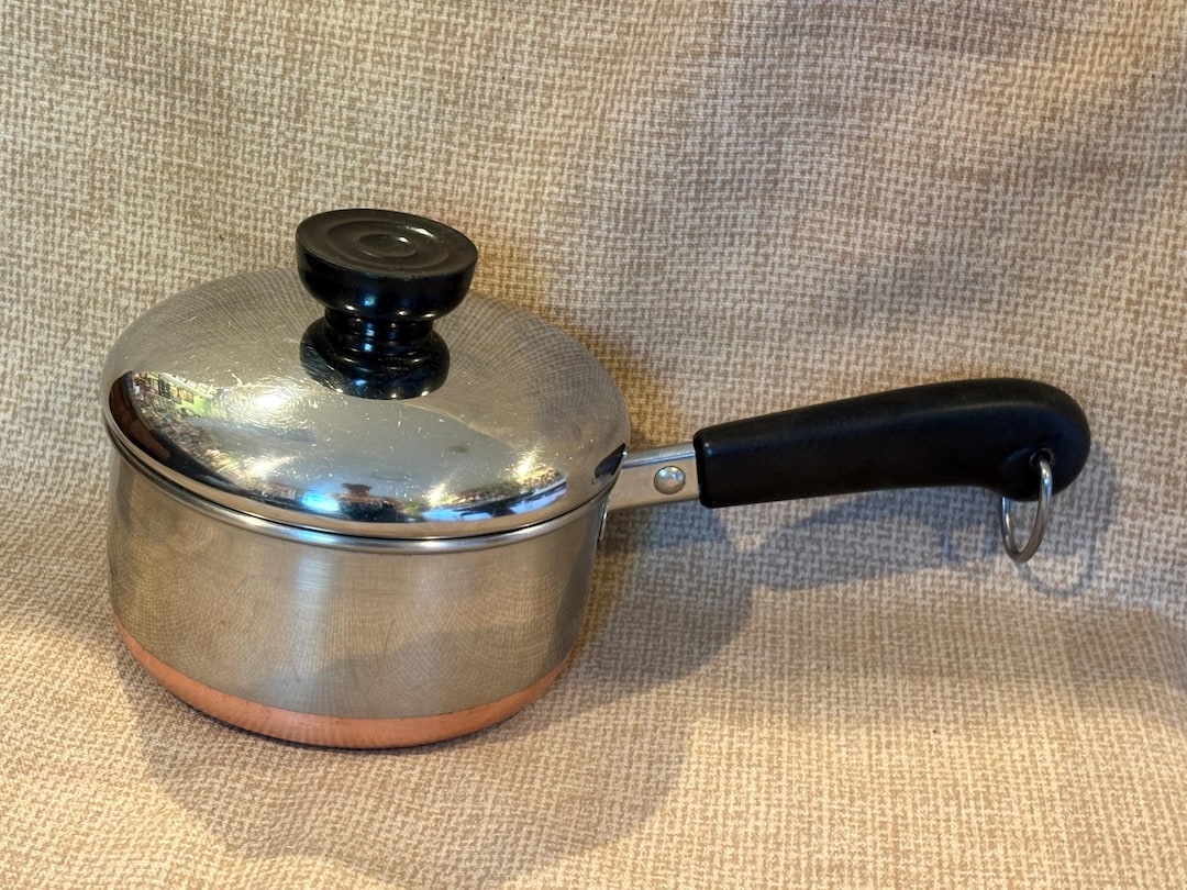 Vintage Rare Revere Ware 3/4 QT Saucepan/3/4 Quart/revere Ware/revere ...