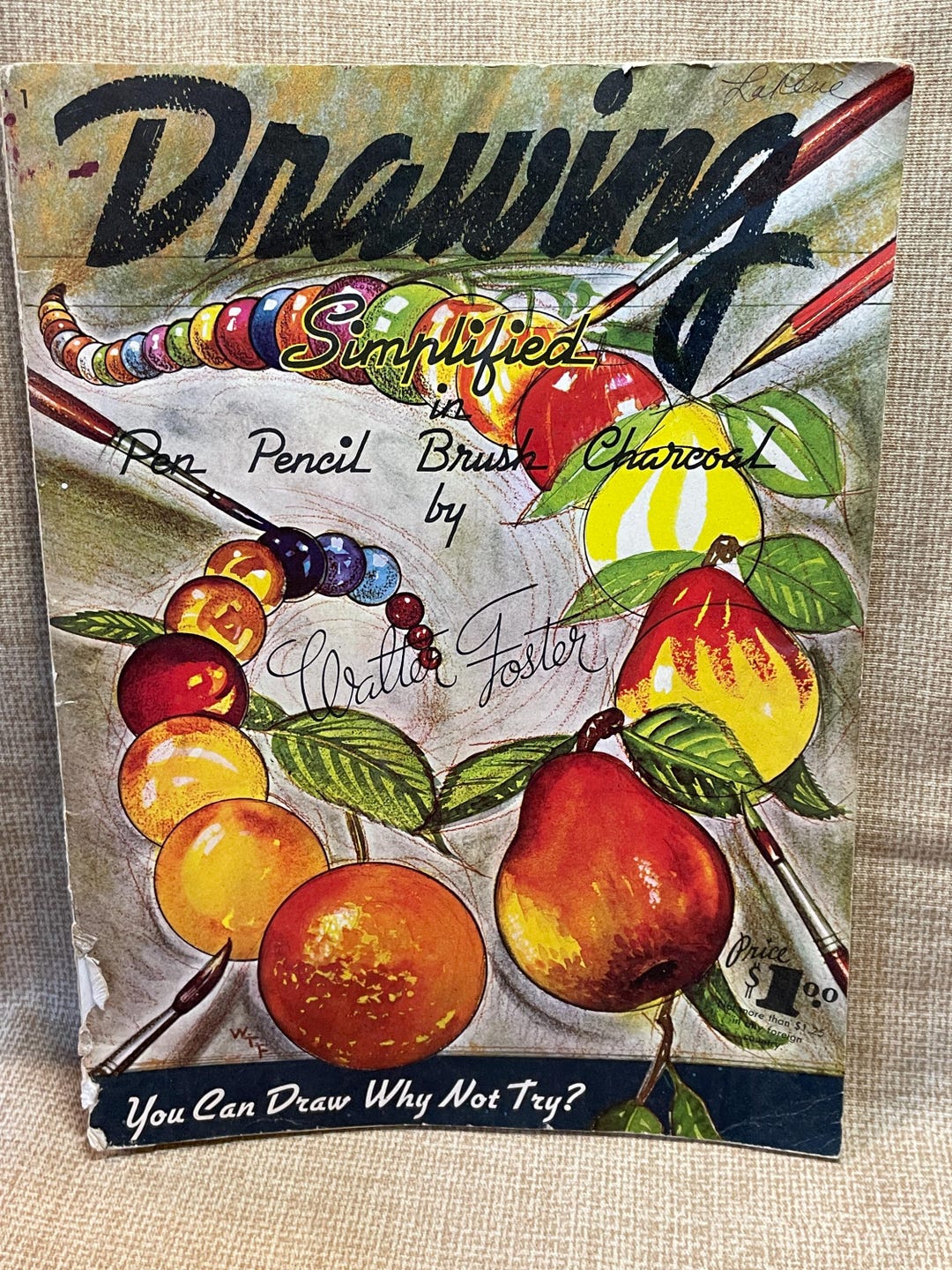 Vintage Drawing Simplified by Walter Foster/drawing Simplified in Pen ...