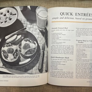 Vintage the Sunset Ground Beef Cookbook 1971 Edition/cookbook/kitchen ...