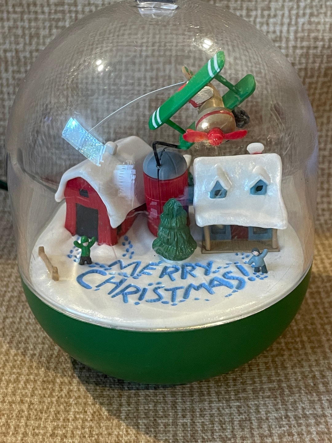 Vintage 1989 Spirit of St. Nick Lighted Hallmark Christmas Ornament ...