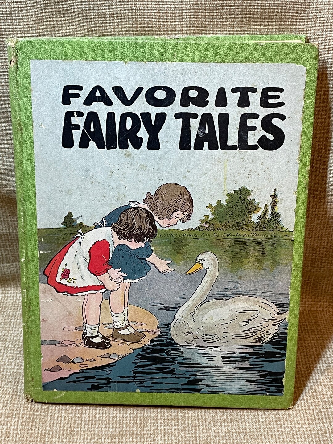 Vintage 1930's Favorite Fairy Tales Book/hard Back Fairy Tales Book ...