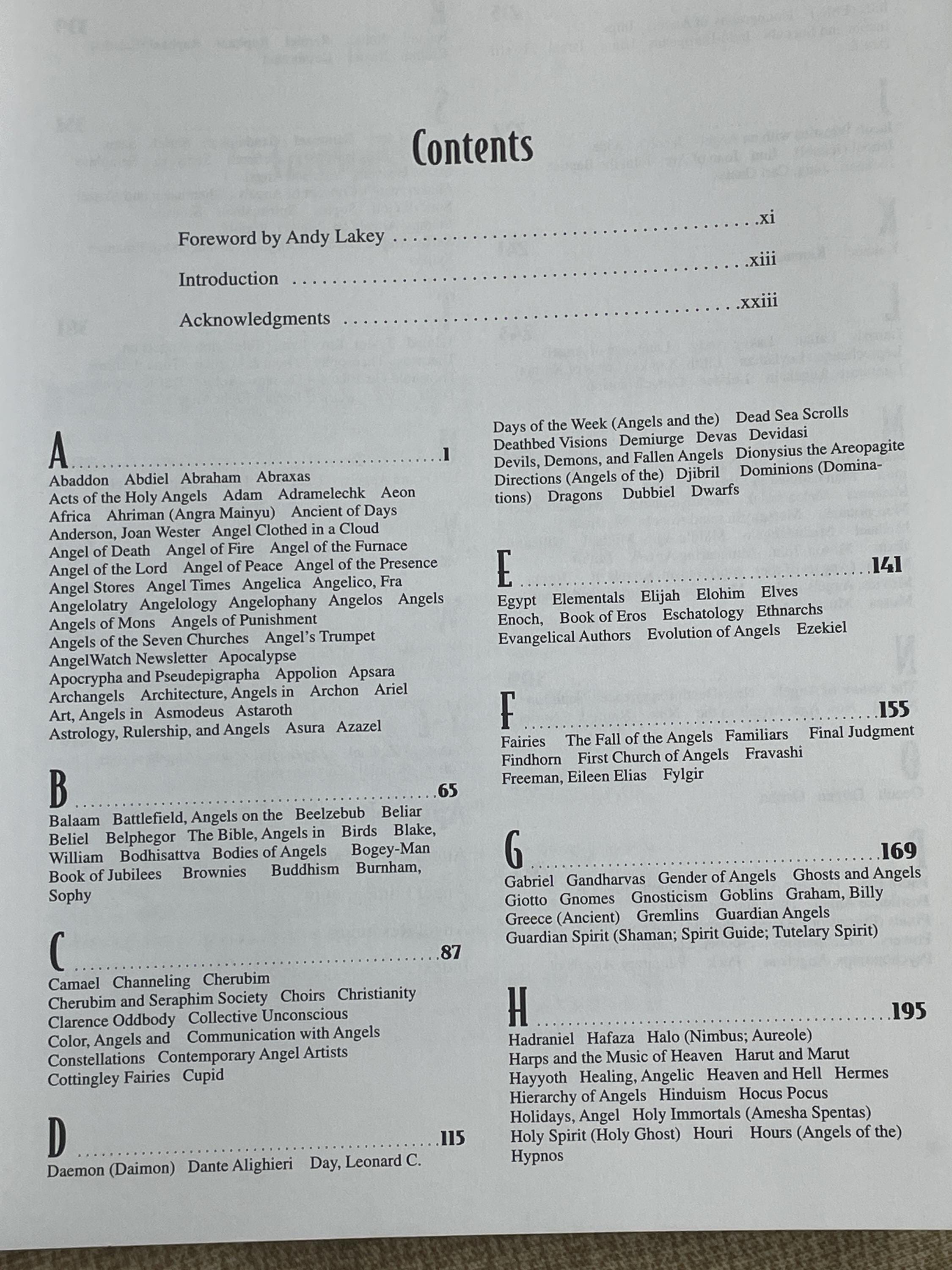 Angels A to Z Book by James R Lewis/evelyn Dorothy Oliver/seeing Angels ...