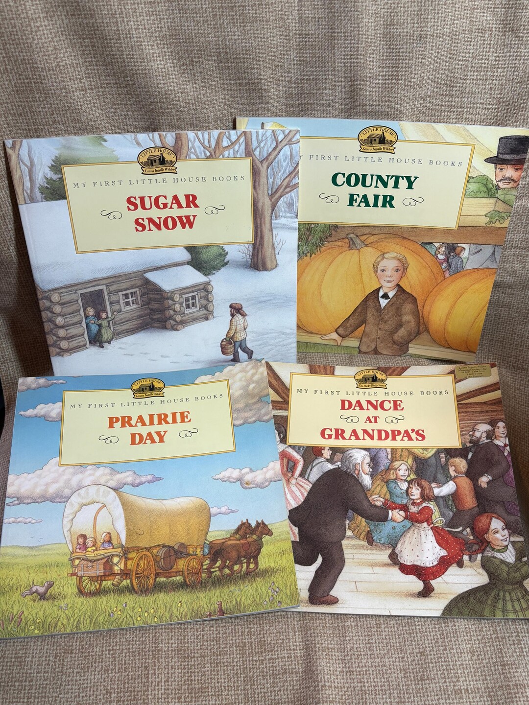 Vintage First Little House Books by Laura Ingalls Wilder Set of 4/sugar ...