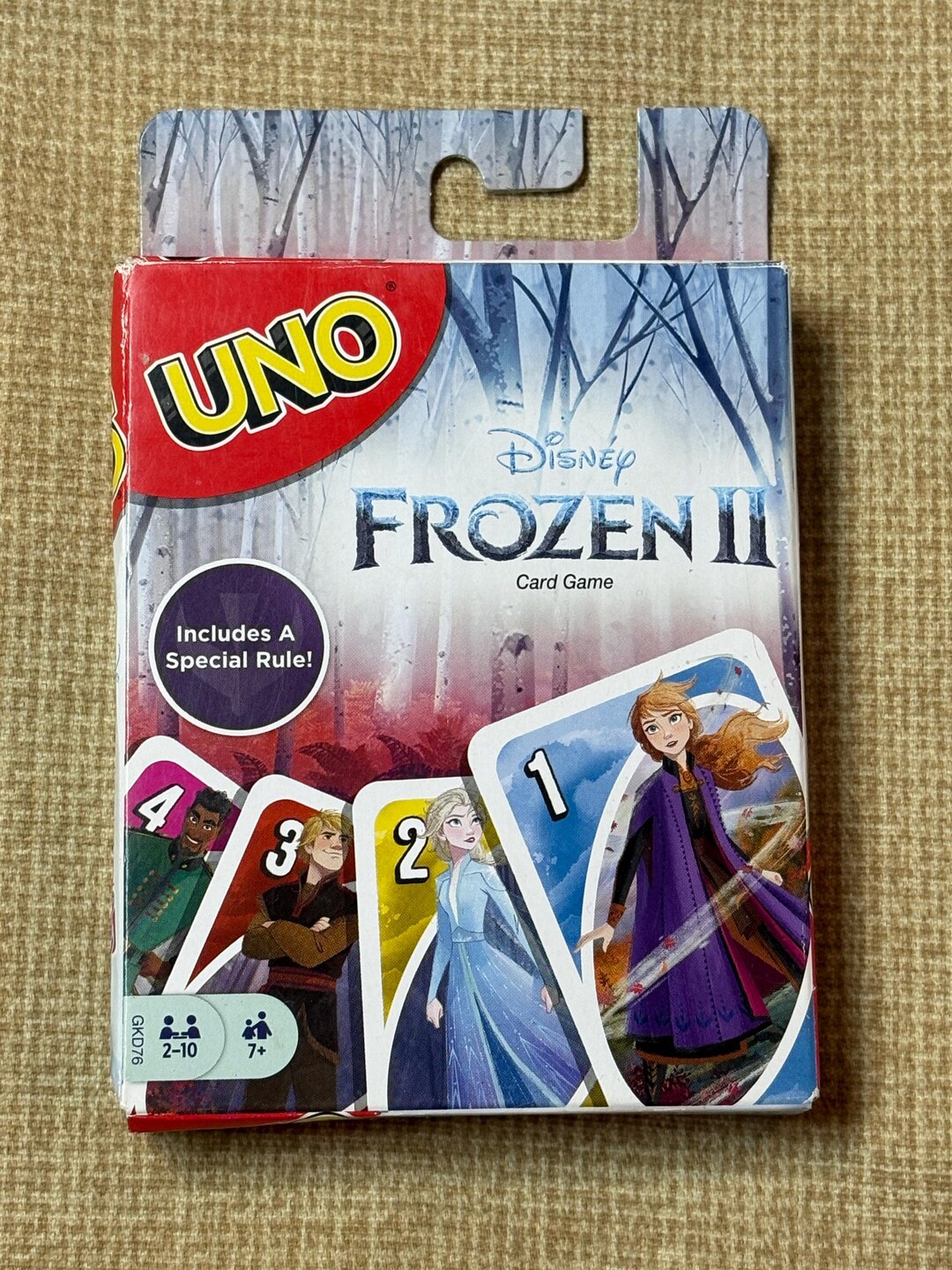 UNO Disney Frozen II Card Game/mattel Games/frozen/elsa and Anna ...