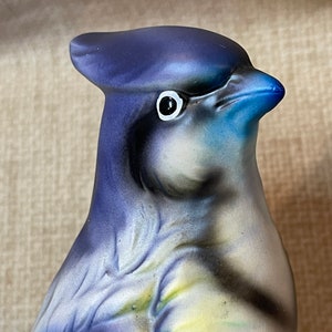 Vintage 1950's Blue Jay Bird Figurine by Wales Made in Japan/blue Jay ...