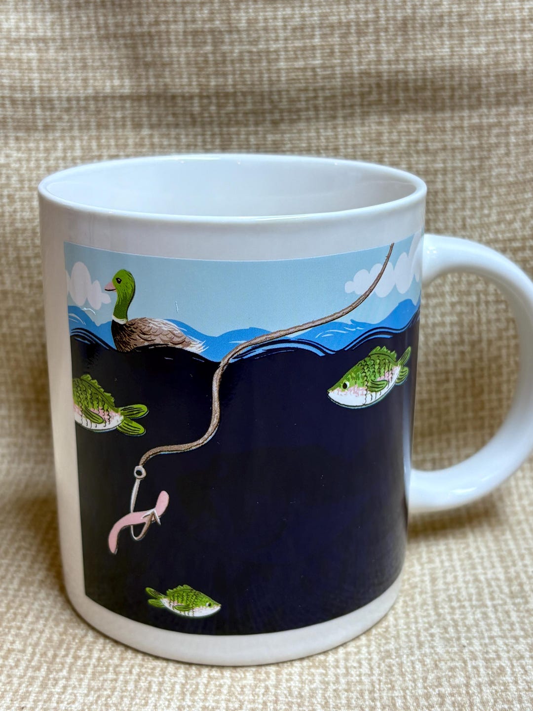 Vintage Bass Fishing Hidden Image Color Changing Mug/heat Color Change ...