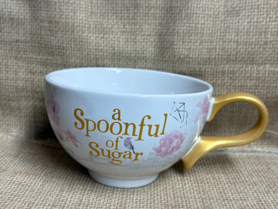 Disney Mary Poppins A Spoonful of Sugar Coffee Mug/drinking/bowl Mug ...