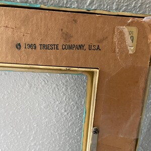 Vintage MCM Trieste Co. Ornate Frames Set of 2/hollywood Regency Style ...