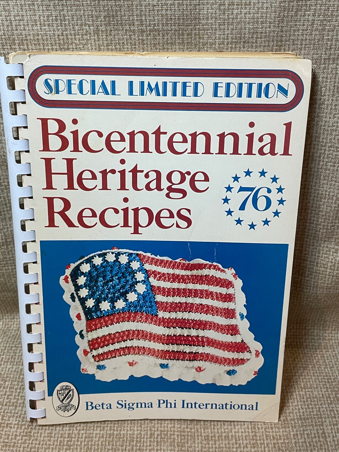 Vintage 1976 Beta Sigma Phi International Bicentennial Heritage Recipes ...