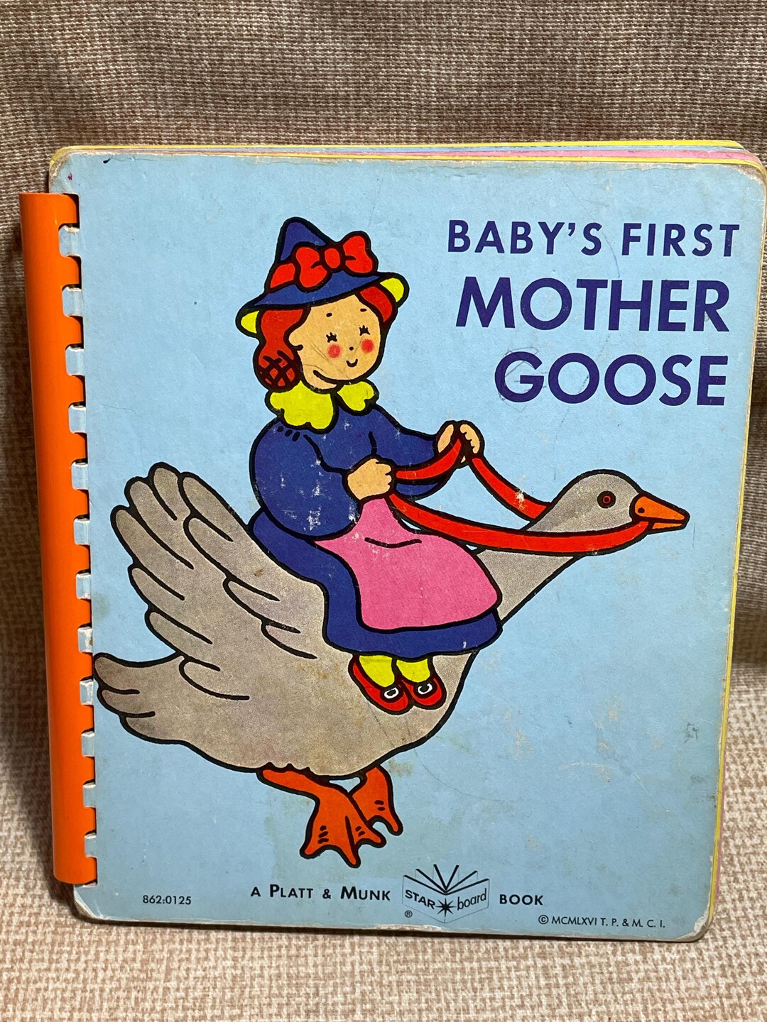 Vintage 1966 Baby's First Mother Goose Story Book/a Platt & Munk Book ...