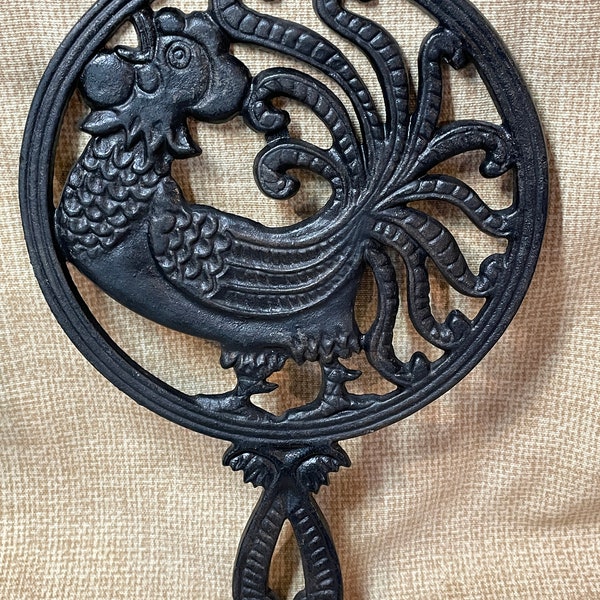 Cast Iron Trivet Vintage - Etsy