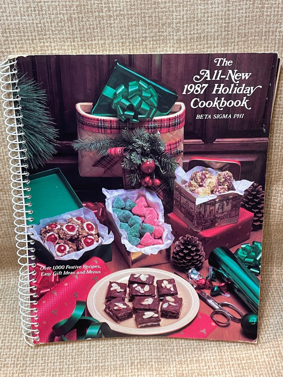Vintage the Beta Sigma Phi All New 1987 Holiday Cookbook - Etsy