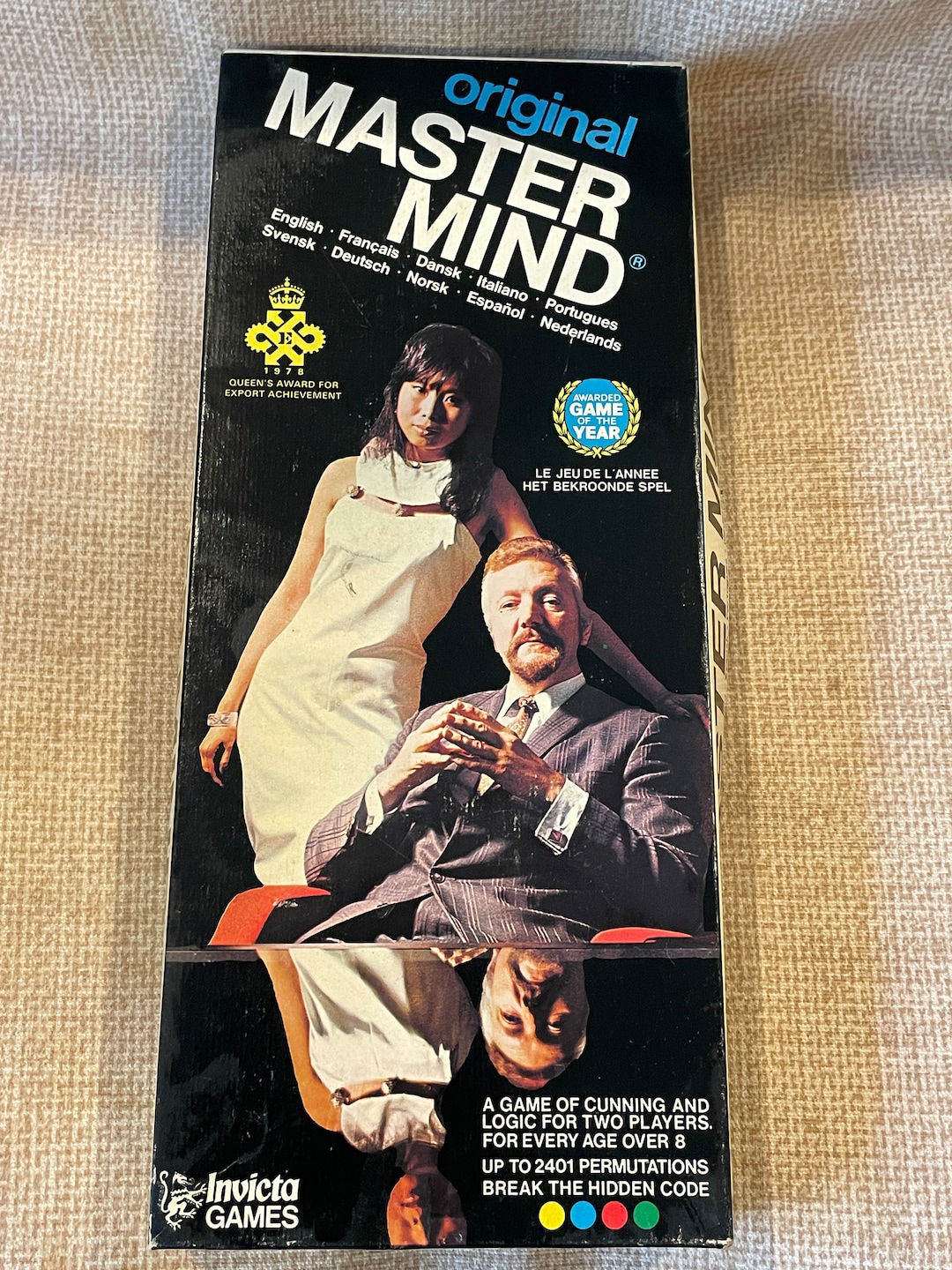 Vintage 1972 Invicta Games Master Mind Original/game of Cunning and ...