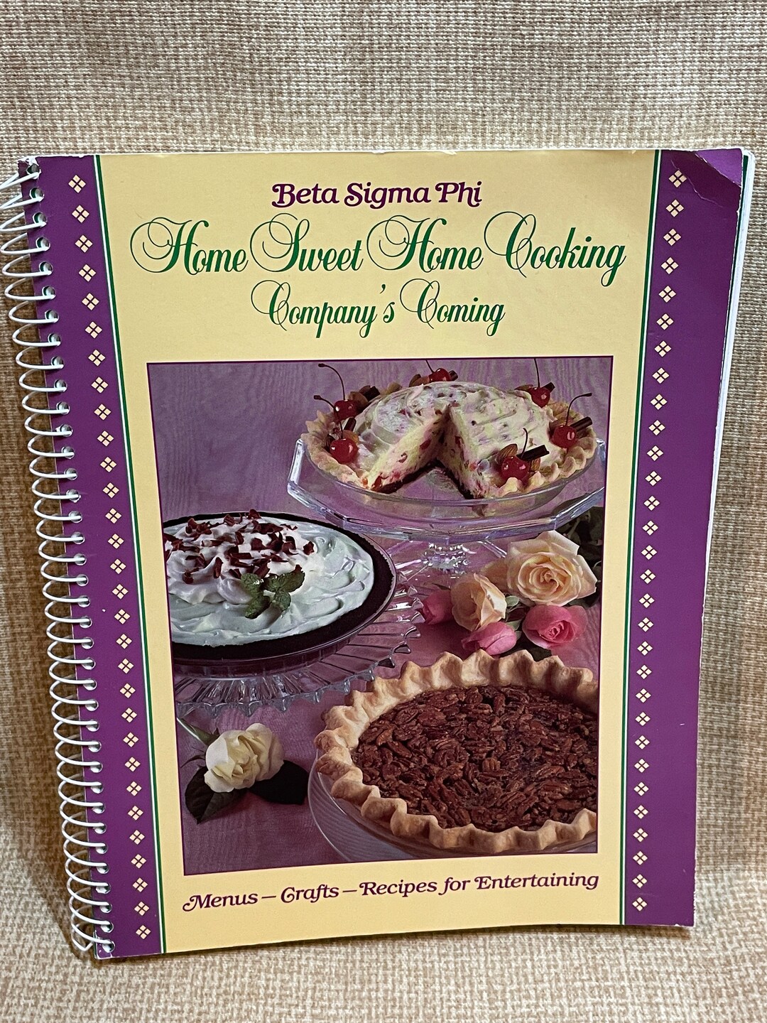 Vintage the Beta Sigma Phi 1993 Home Sweet Home Company's Coming/the ...