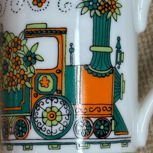 Vintage MCM Royal Crown Chattanooga Choo Choo Train Pedestal Mug ...