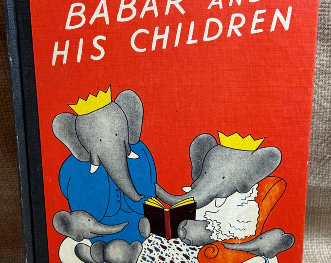 Vintage the Story of Babar and His Children by Jean De Brunhoff/1960s ...
