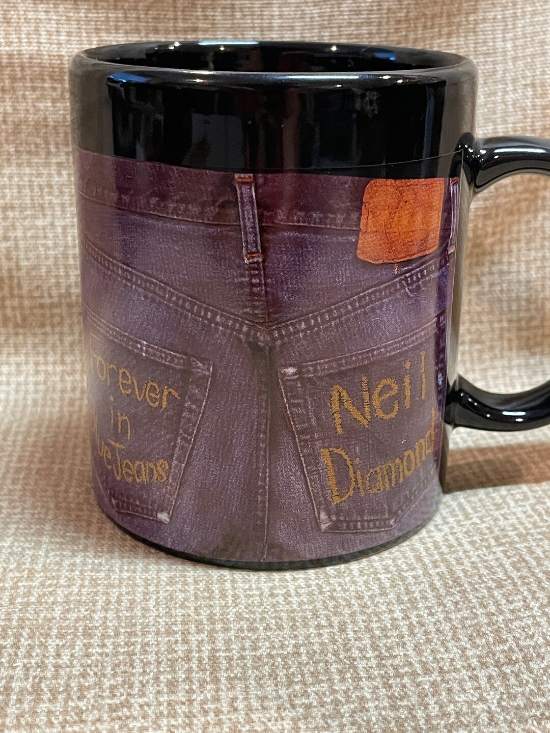 Vintage 1978 Neil Diamond Forever in Blue Jeans Coffee Mug/neil Diamond ...