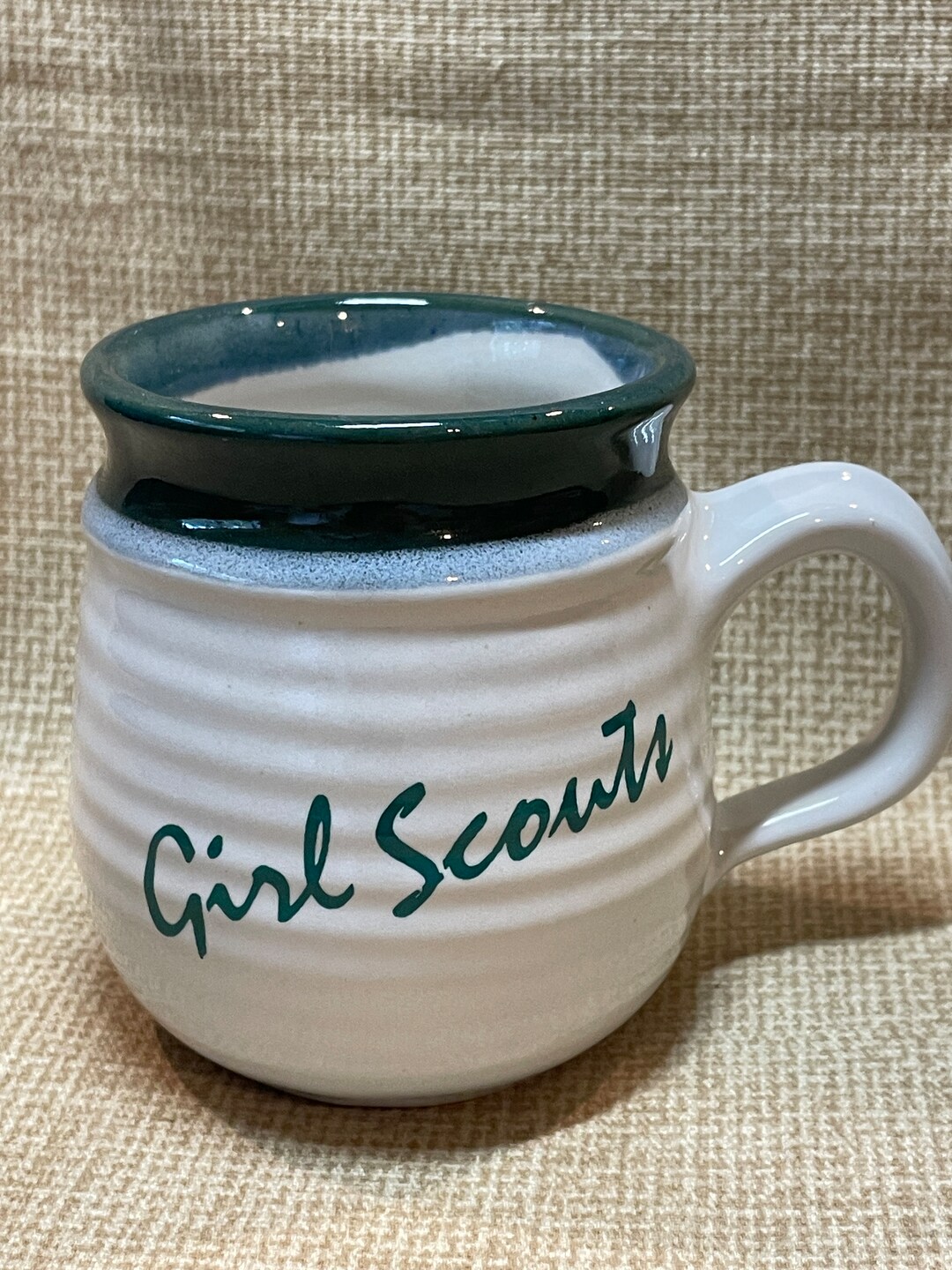 Vintage Girl Scouts Pottery Mug/coffee Mug/girl Scouts/drinking Mug ...