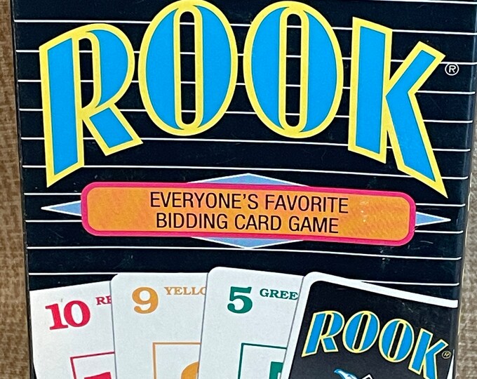 Vintage 1992 Rook Bidding Card Game/unplayed Rook Card Game/parker ...