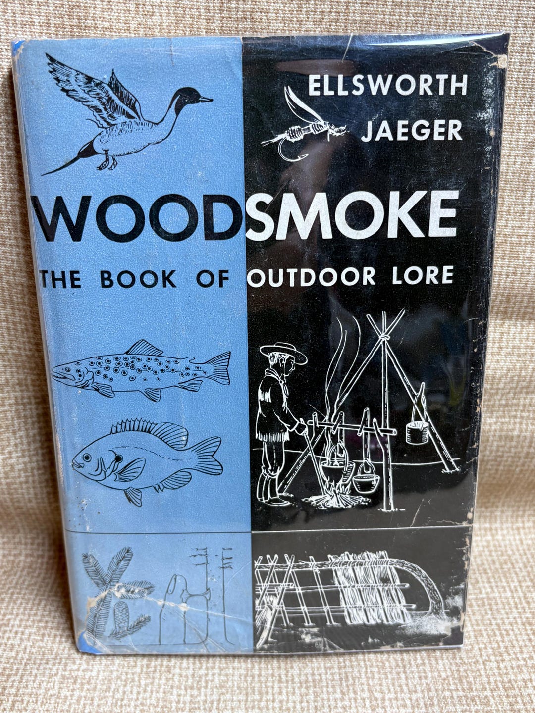 Vintage 1953 First Edition Woodsmoke Book by Ellsworth Jaeger/the Book ...
